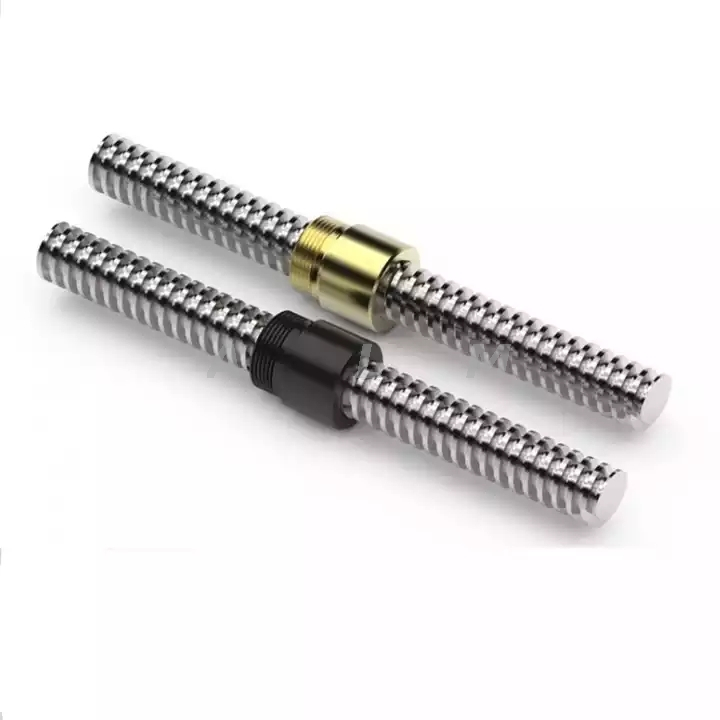 Diameter 22mm Lead 8mm Trapezoidal Tr22x8 Pitch 4mm Lead Screw from ...