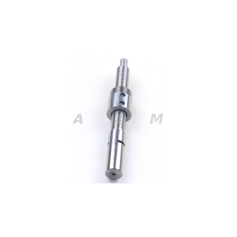 Custom Shaft End Machining 1602 Ball Screw with Threaded Nose Ballnut ...