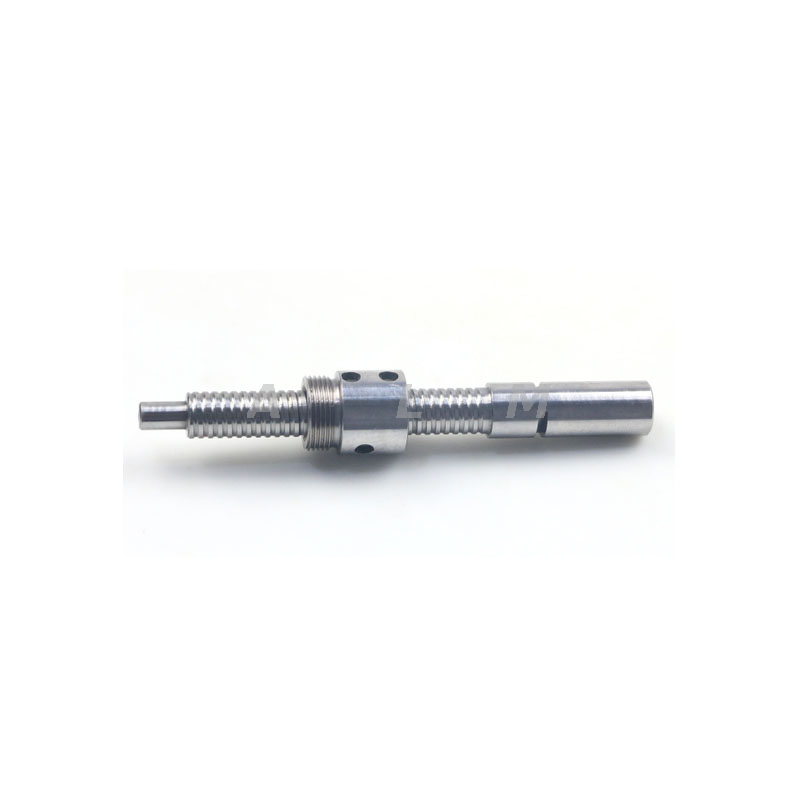 Custom Shaft End Machining 1602 Ball Screw with Threaded Nose Ballnut ...