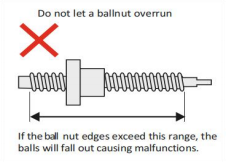 Cautions On Using Ball Screw - ALM