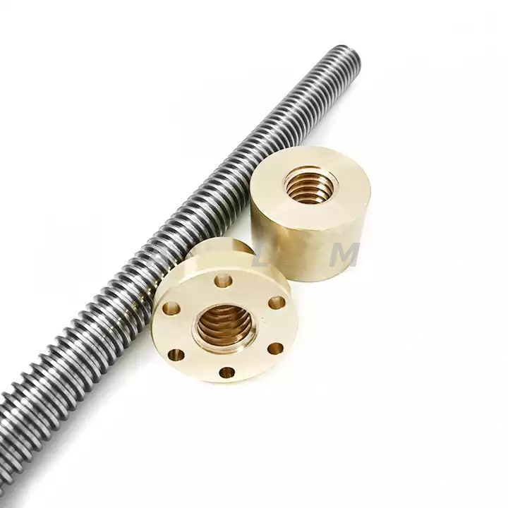 Higher Load Capacity T18 Pitch 5mm Tr18x60 Trapezoidal Lead Screw from ...